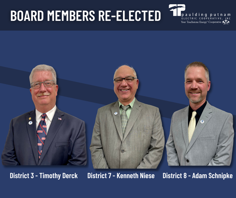 Three PPEC trustees re-elected to board in 2024 | Paulding Putnam ...