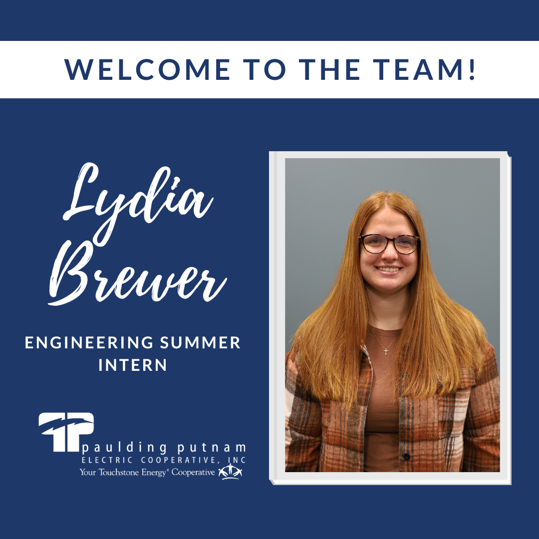 PPEC hires Lydia Brewer, Engineering Summer Intern | Paulding Putnam ...