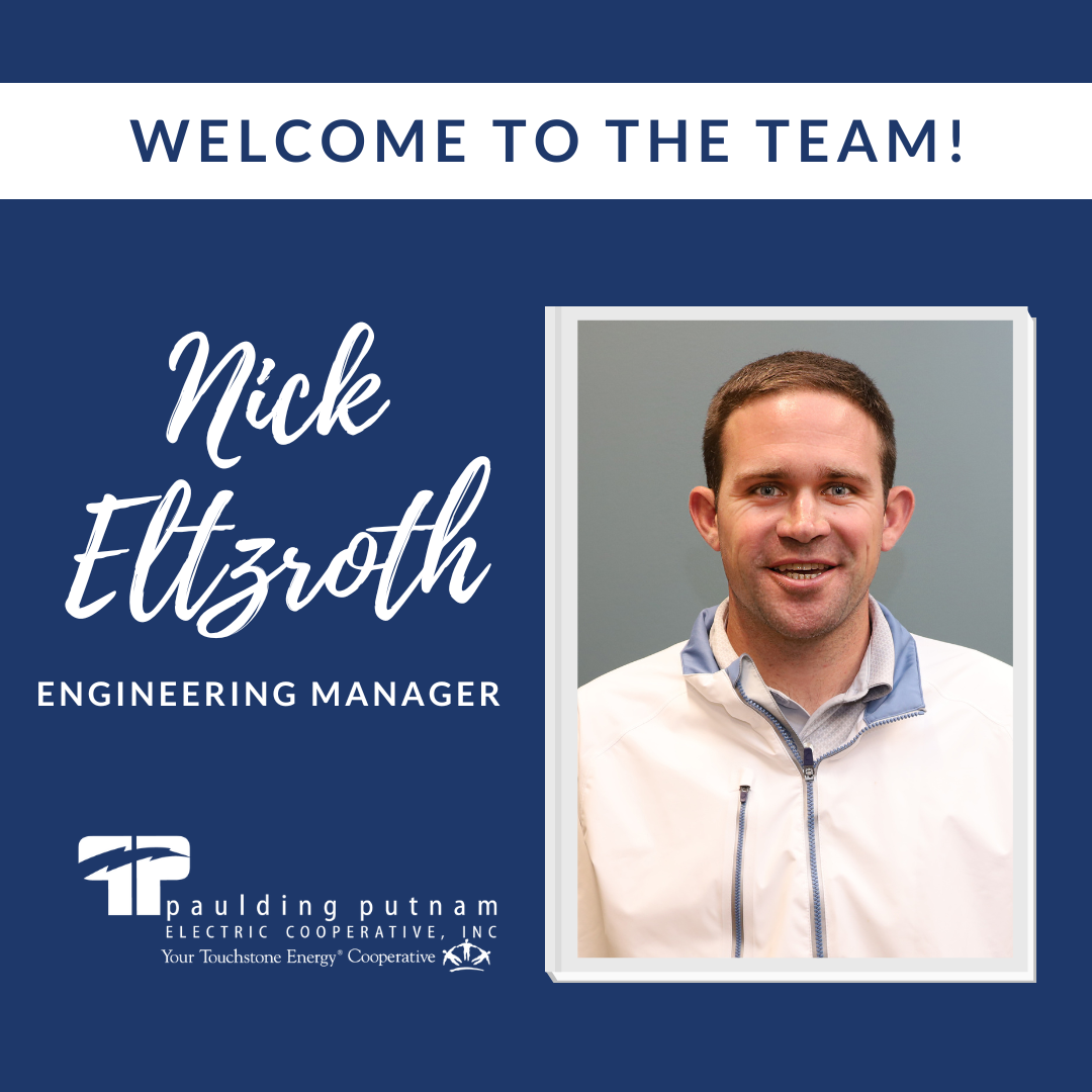 PPEC hires Nick Eltzroth, Engineering Manager | Paulding Putnam ...