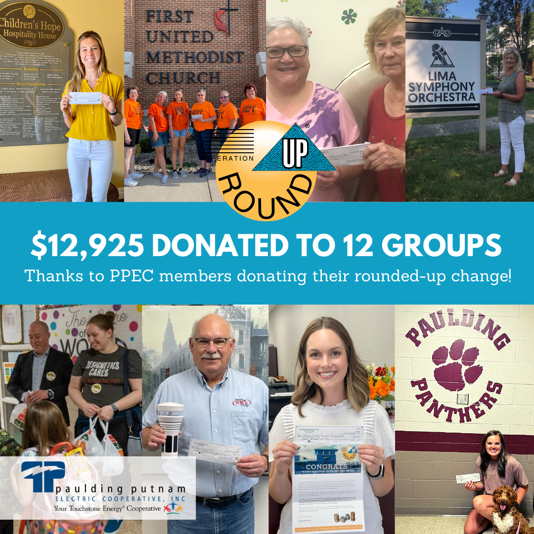 PPEC members donate $12,925 to 12 local groups through Operation Round ...